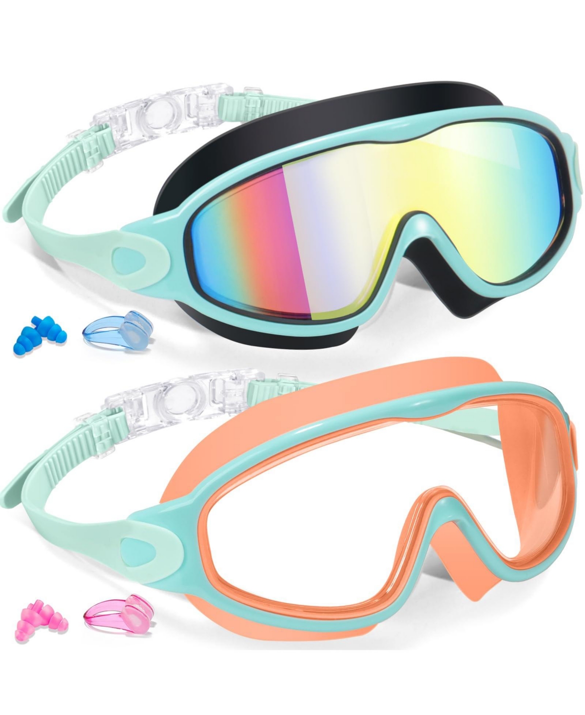 Click here for Gnuadz 2pieces Swim Goggles Kids Uv Anti-fog Pool... prices