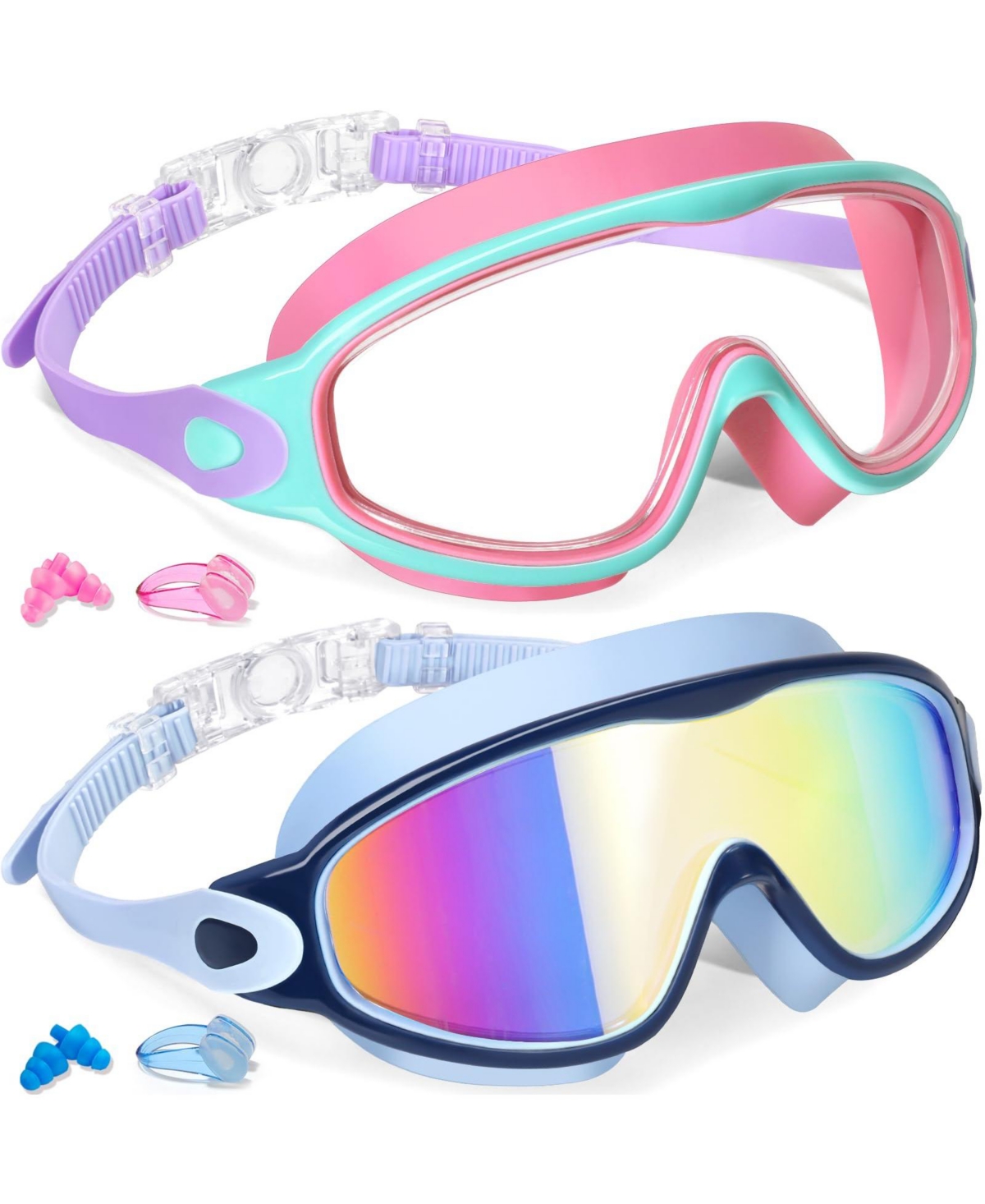 Click here for Gnuadz 2pieces Swim Goggles Kids Uv Anti-fog Pool... prices