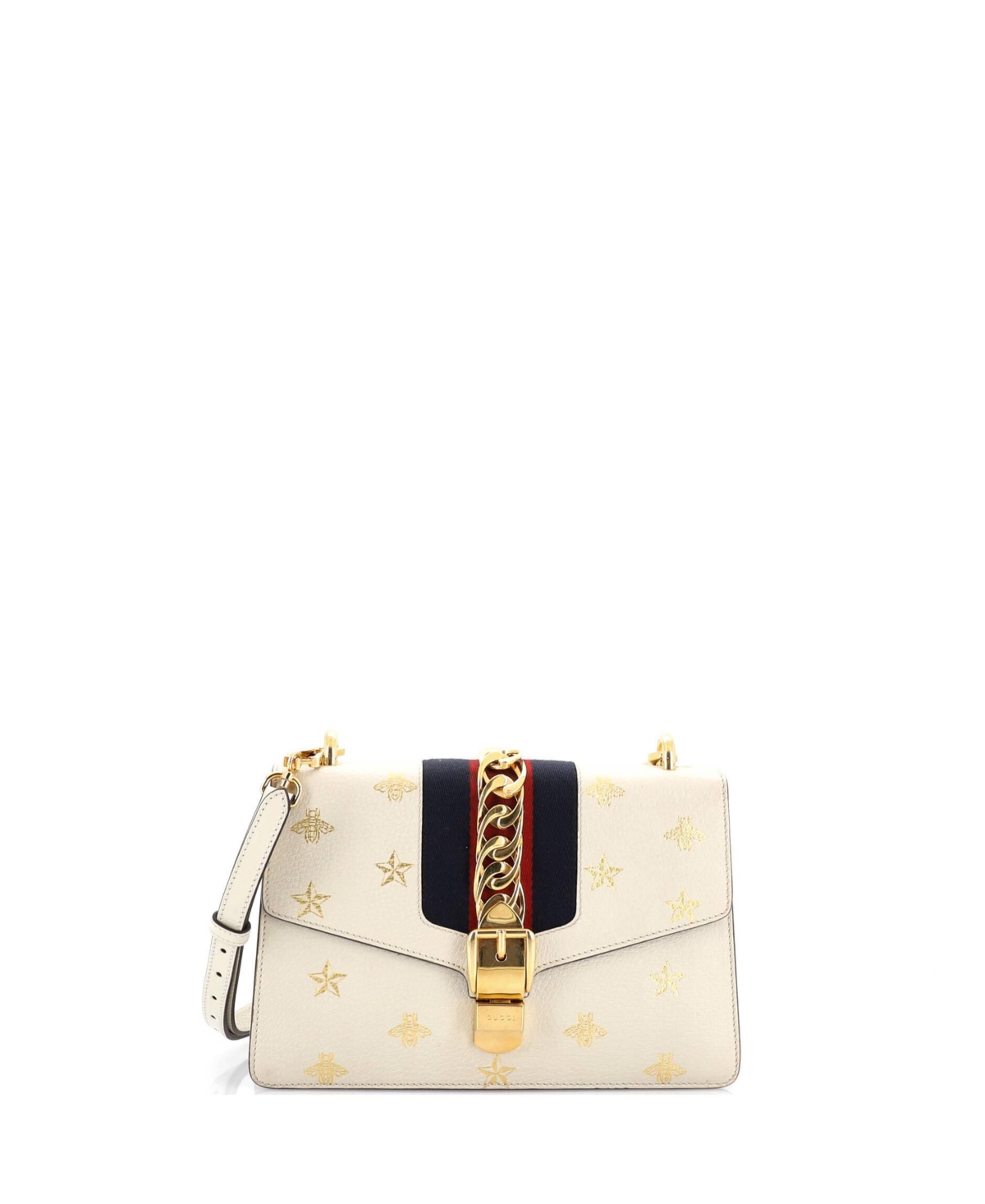 Click here for Pre-Owned Gucci Small Sylvie Shoulder Bag Printed... prices