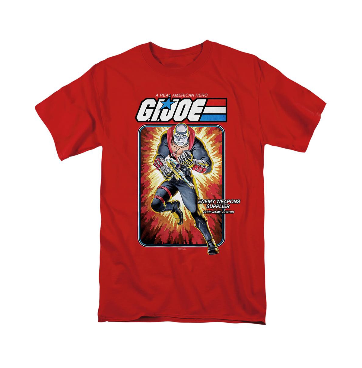 Click here for Hasbro+ Mens + G.i. Joe Destro Card T-Shirt - Red prices