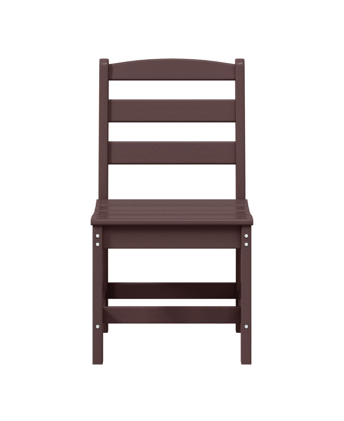 Click here for Outdoor Hdpe Patio Classic Armless Dining Side Cha... prices