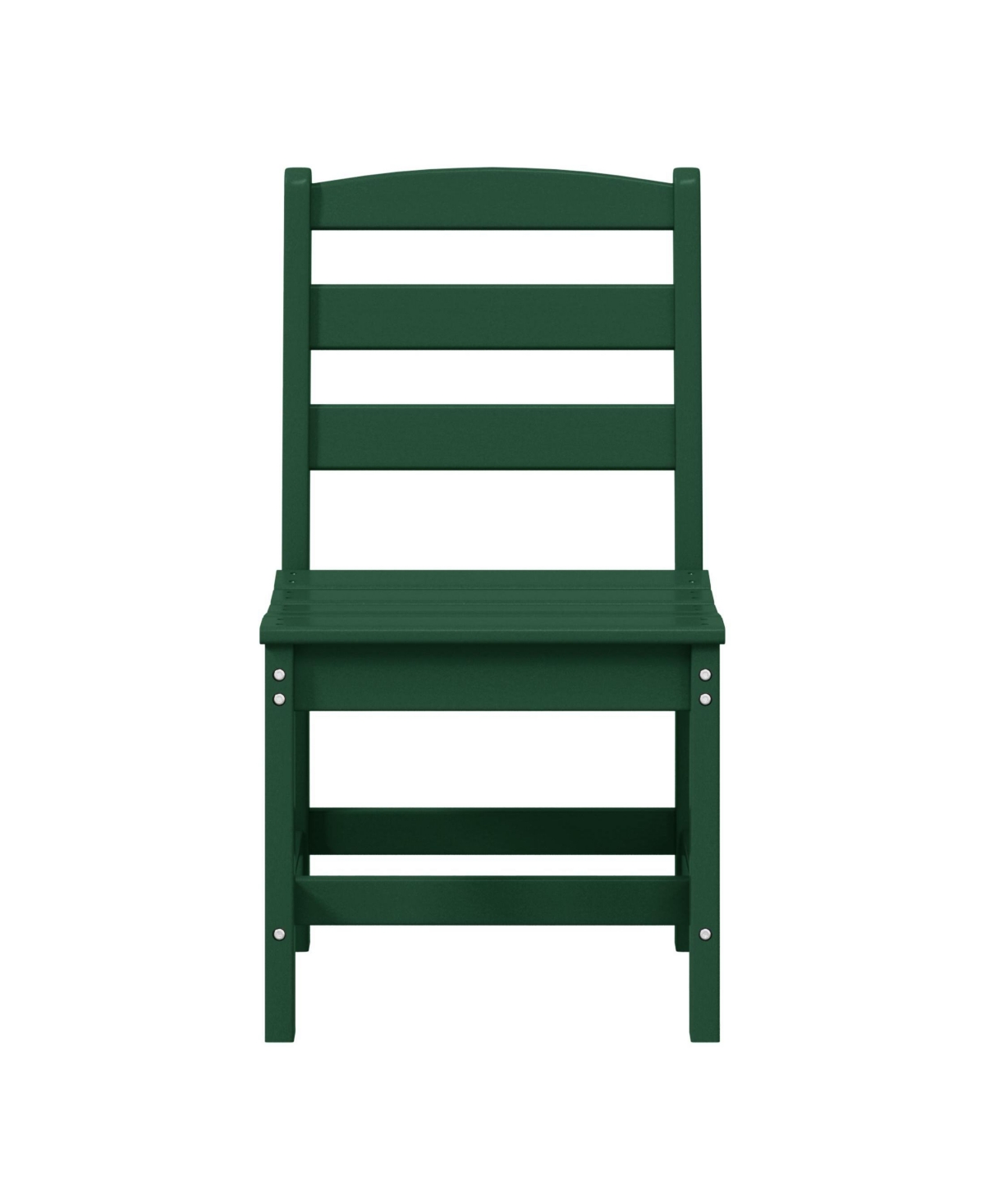 Click here for Outdoor Hdpe Patio Classic Armless Dining Side Cha... prices