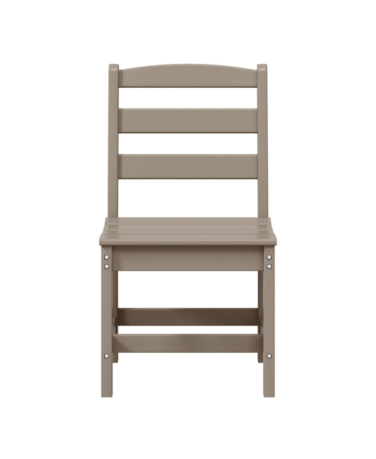 Click here for Outdoor Hdpe Patio Classic Armless Dining Side Cha... prices
