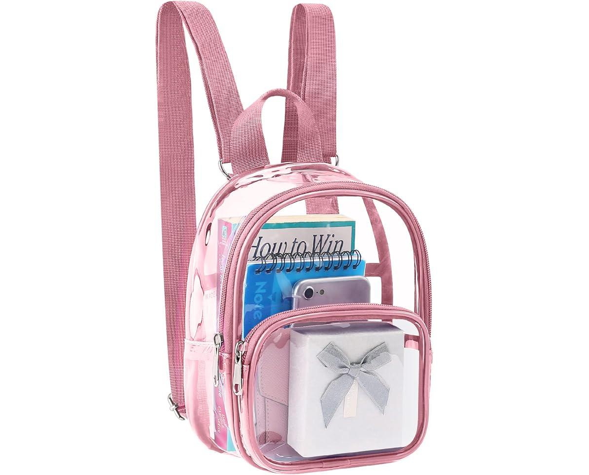 Click here for Clear Mini Backpack Stadium Approved  With Reinfor... prices