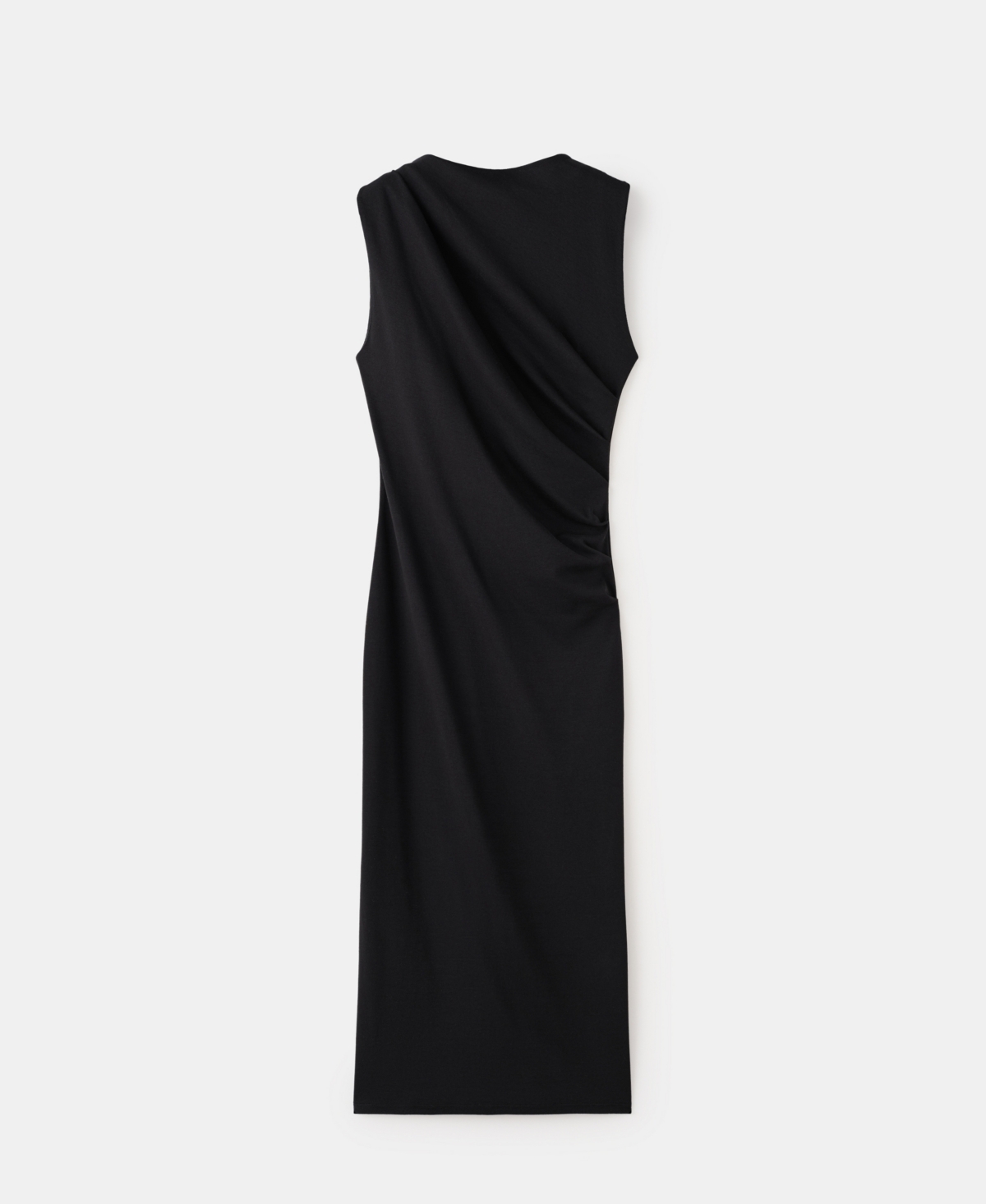 Click here for Mango Womens Long Draped Dress - Black prices