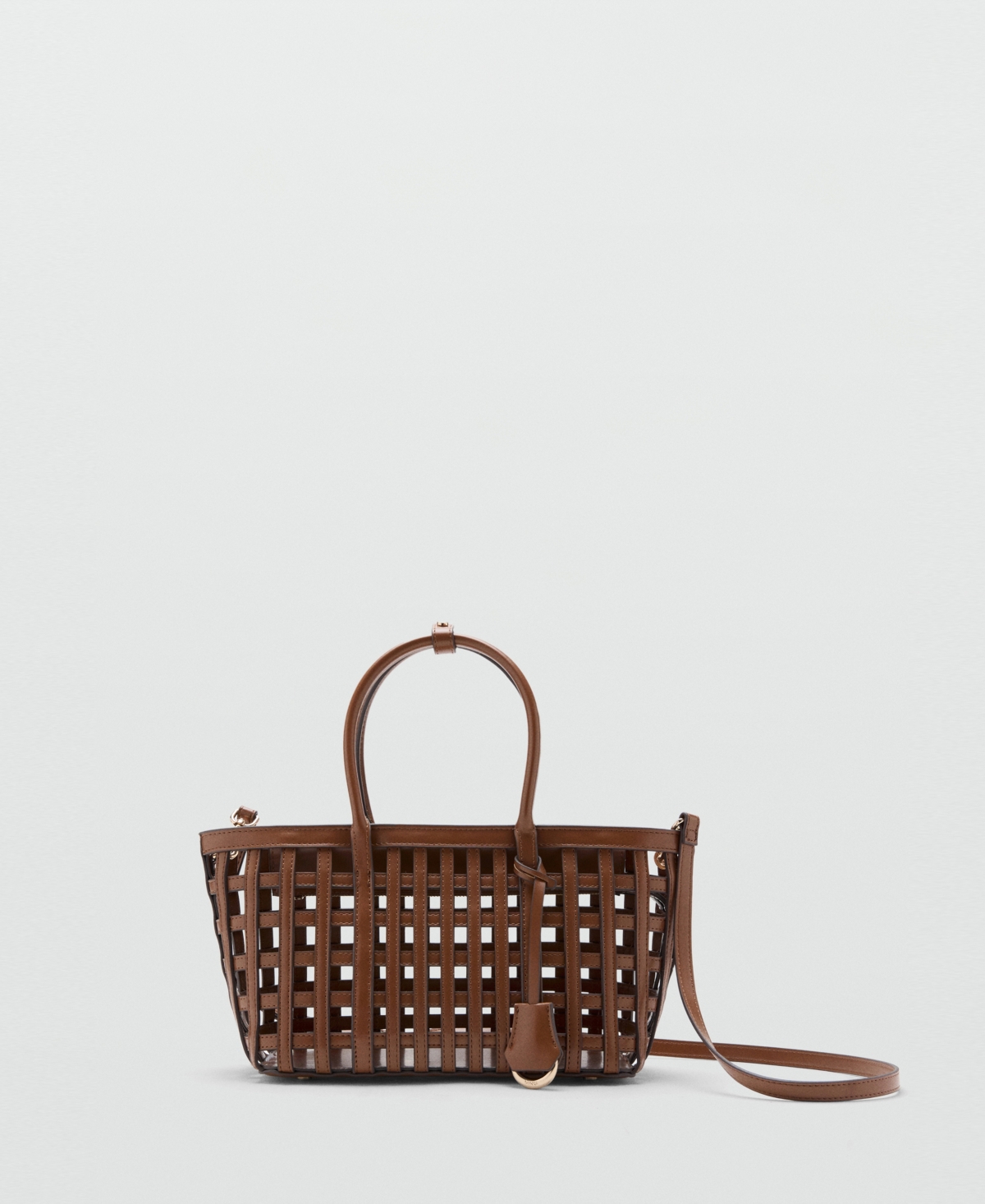 Click here for Mango Womens Braided Handbag - Leather prices