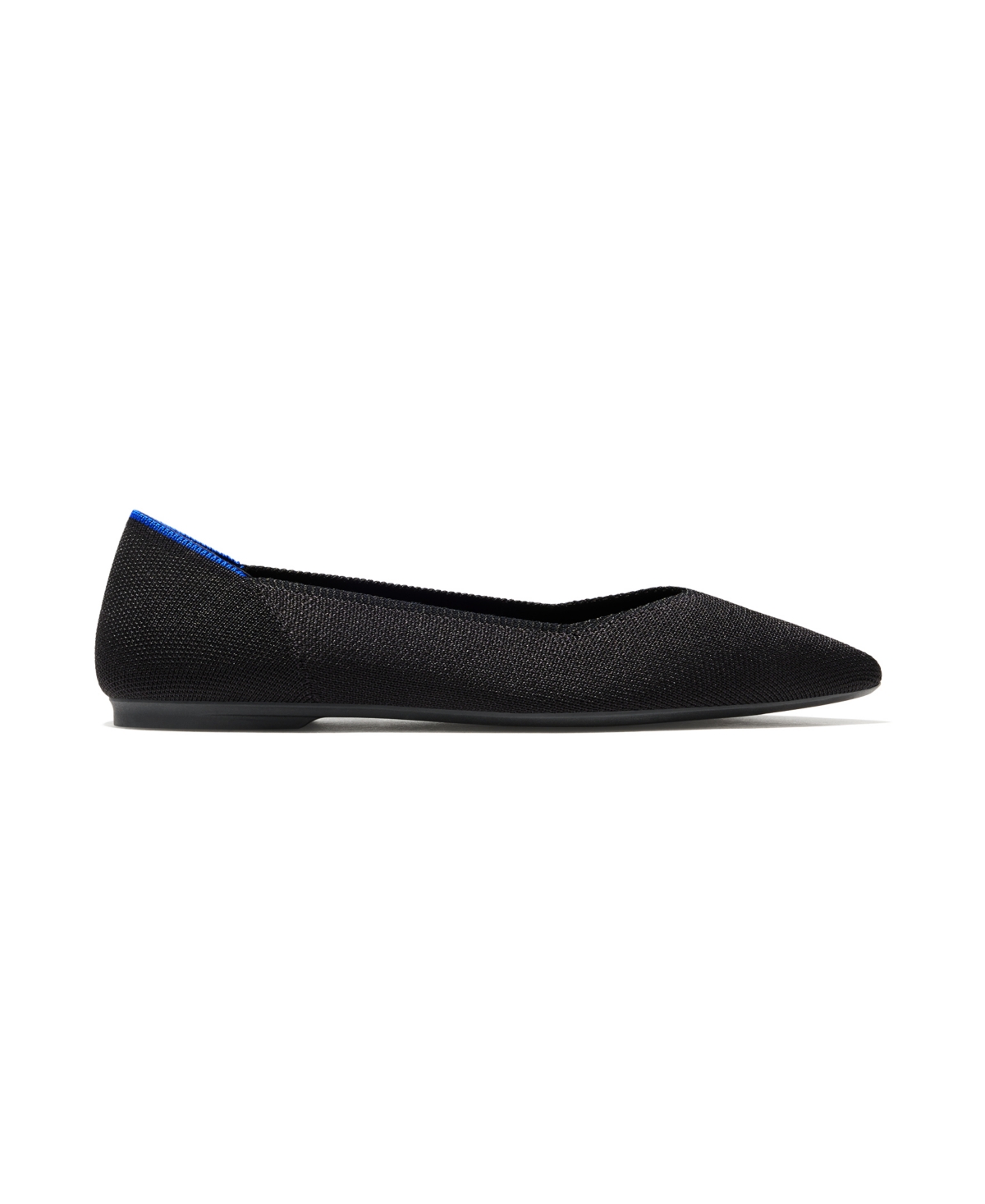 Click here for Rothys Womens Point Ii Ballet Flats - Black prices