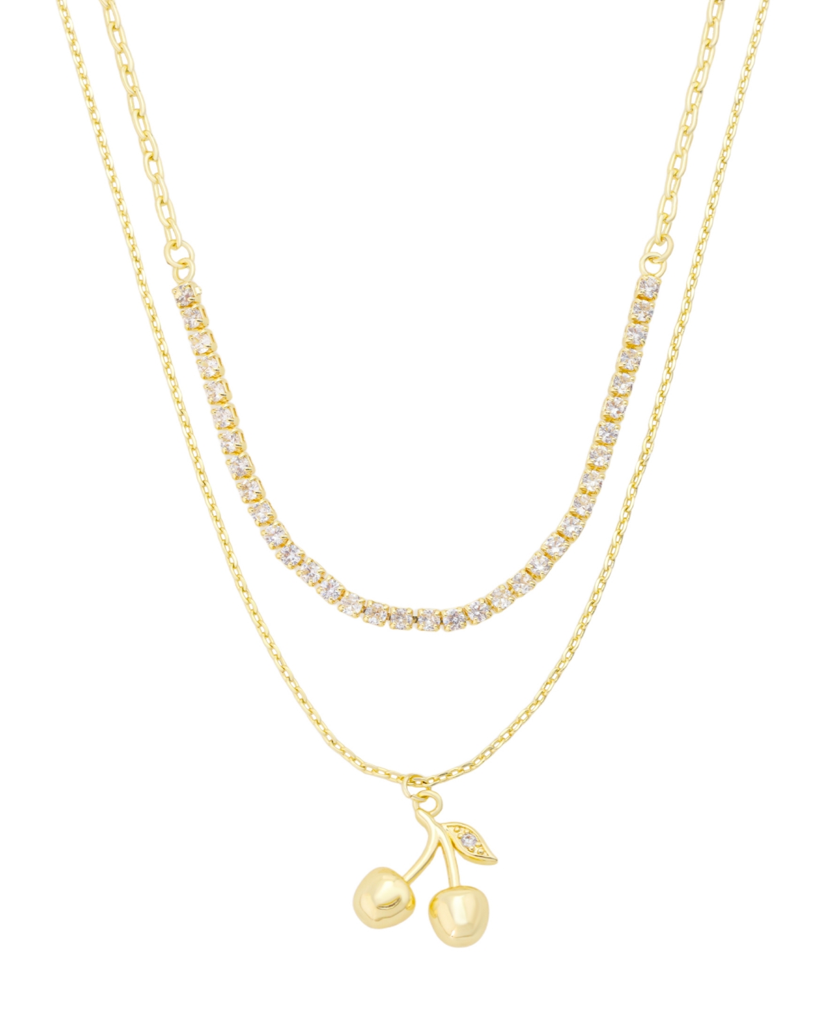 Click here for Unwritten Cubic Zirconia Cherry Pendant and Tennis... prices