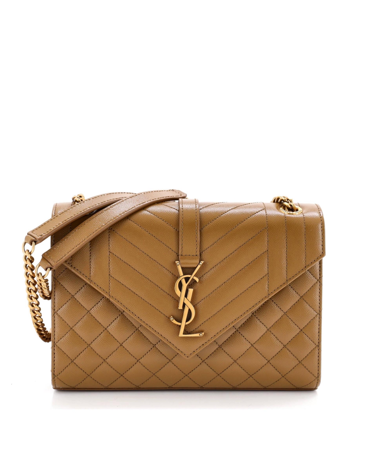 Click here for Pre-Owned Saint Laurent Medium Classic Monogram En... prices
