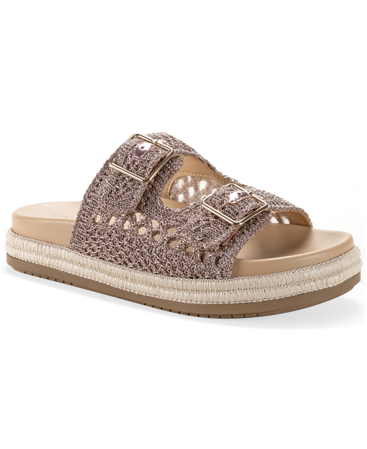 Click here for On 34th Womens Tatyana Round Toe Flat Sandals  Mac... prices