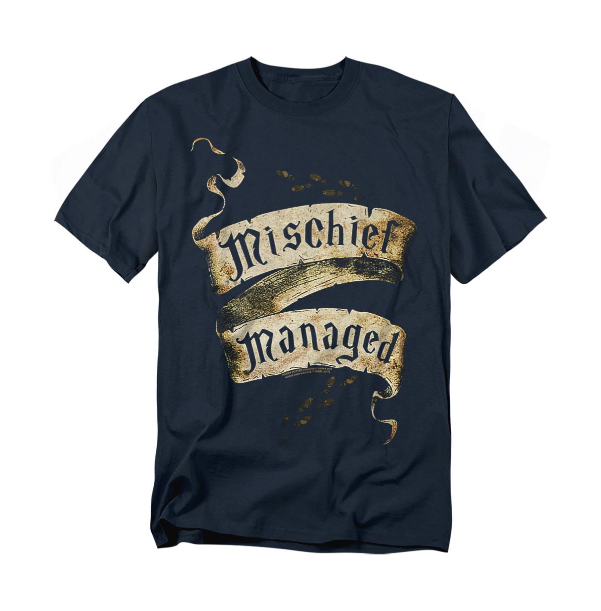 Click here for Harry Potter Mens Mischief Managed T Shirt - Navy prices