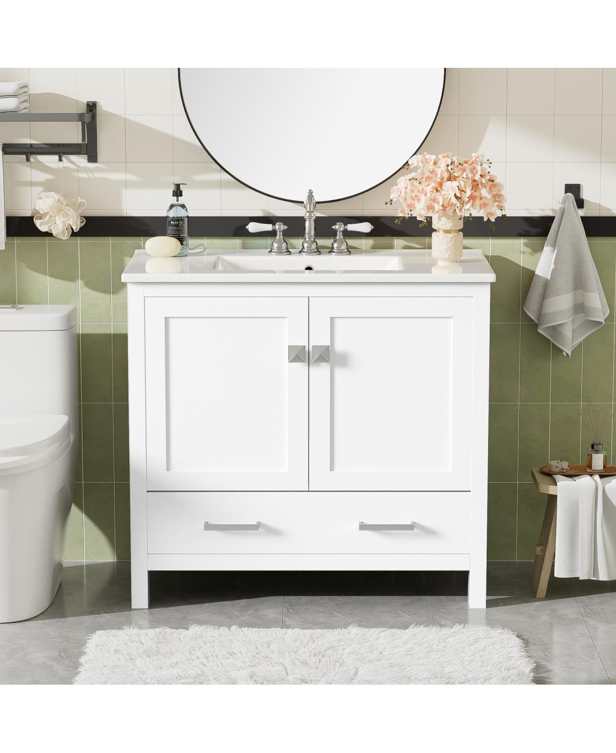 Click here for Sillysis 36 Inch Bathroom Vanity with Ceramic Sink... prices