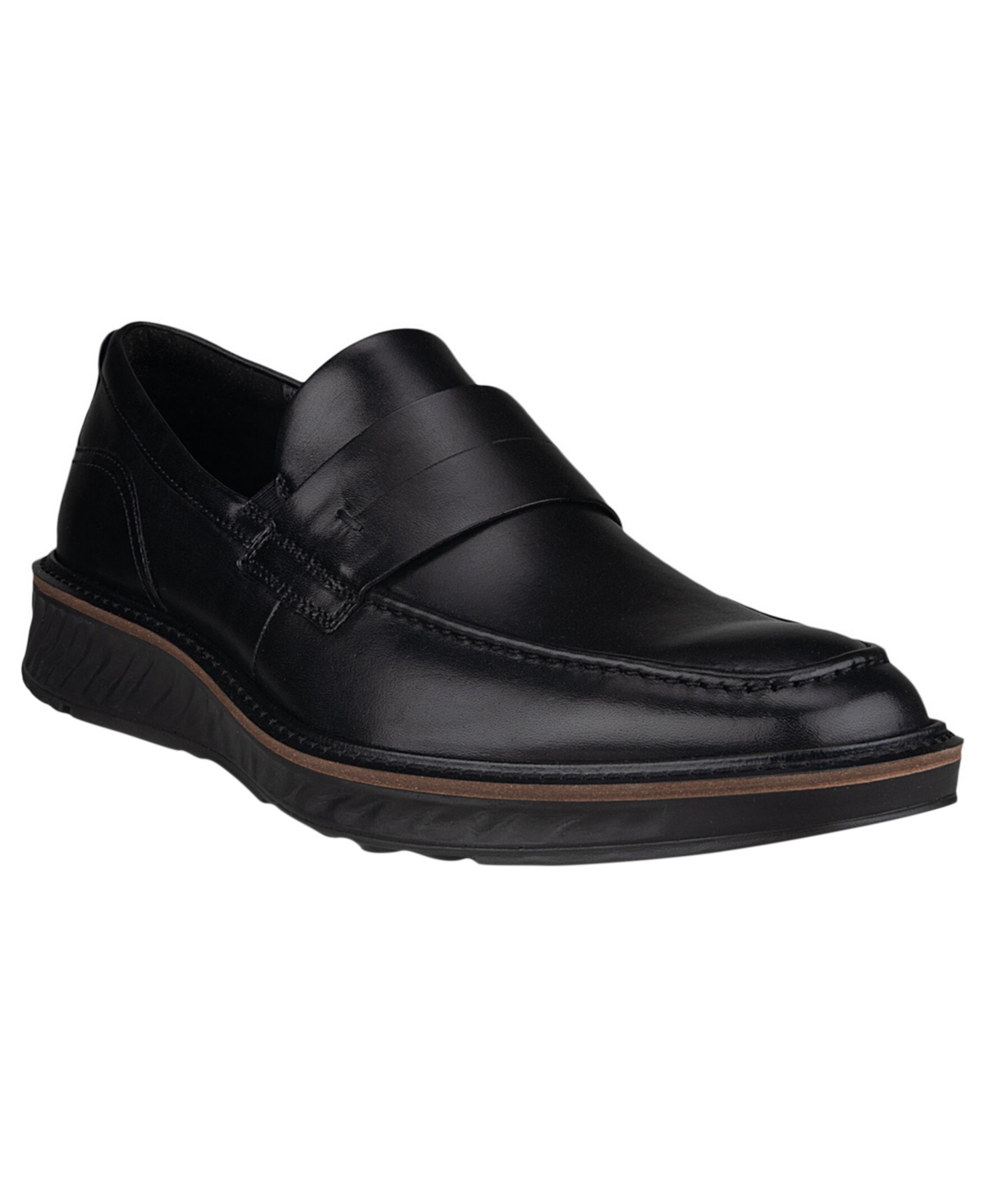 Click here for Ecco Mens St.1 Hybrid Plain Round Toe Shoe - Black prices