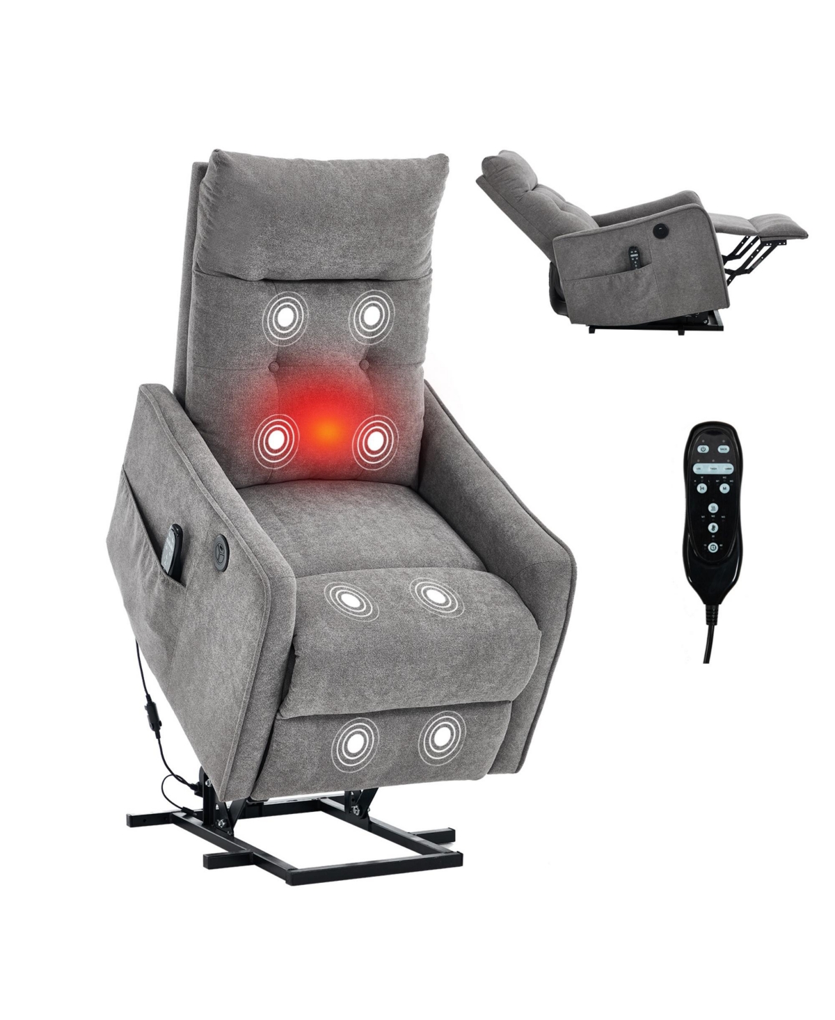 Click here for Boyel Living Faux Leather Power Lift Recliner Chai... prices