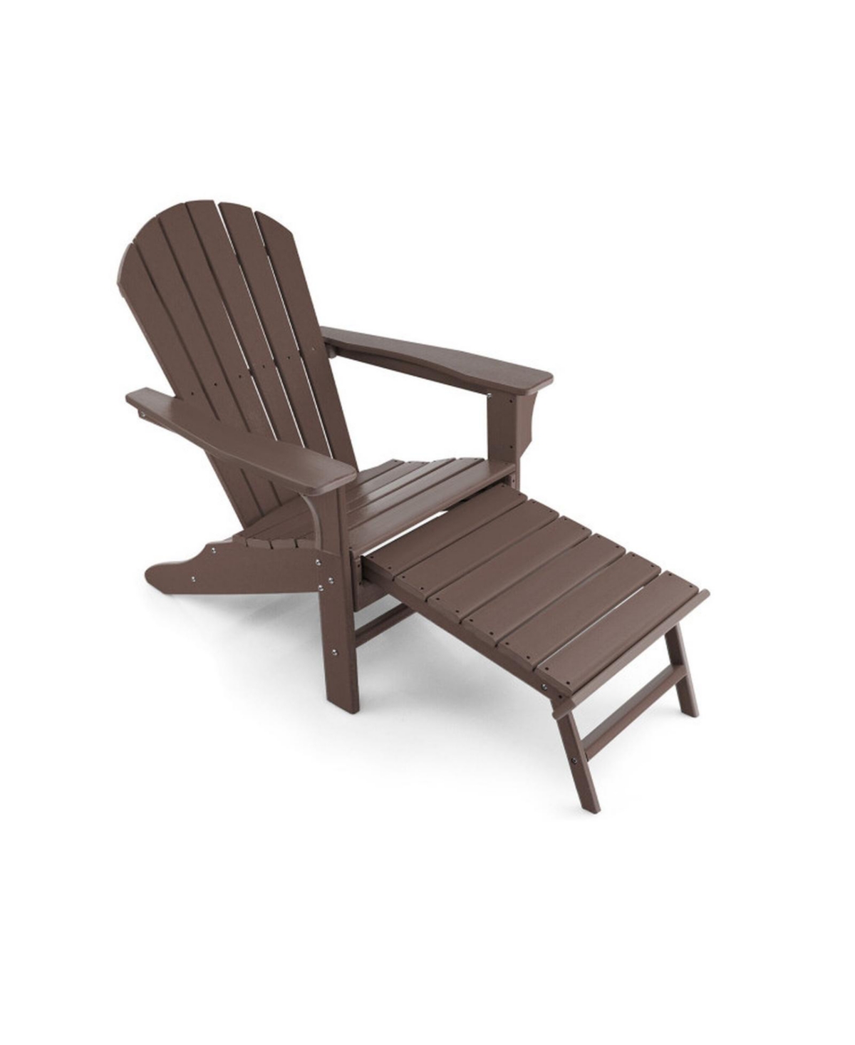 Click here for Gouun Outdoor Hdpe Adirondack Chair with Retractab... prices