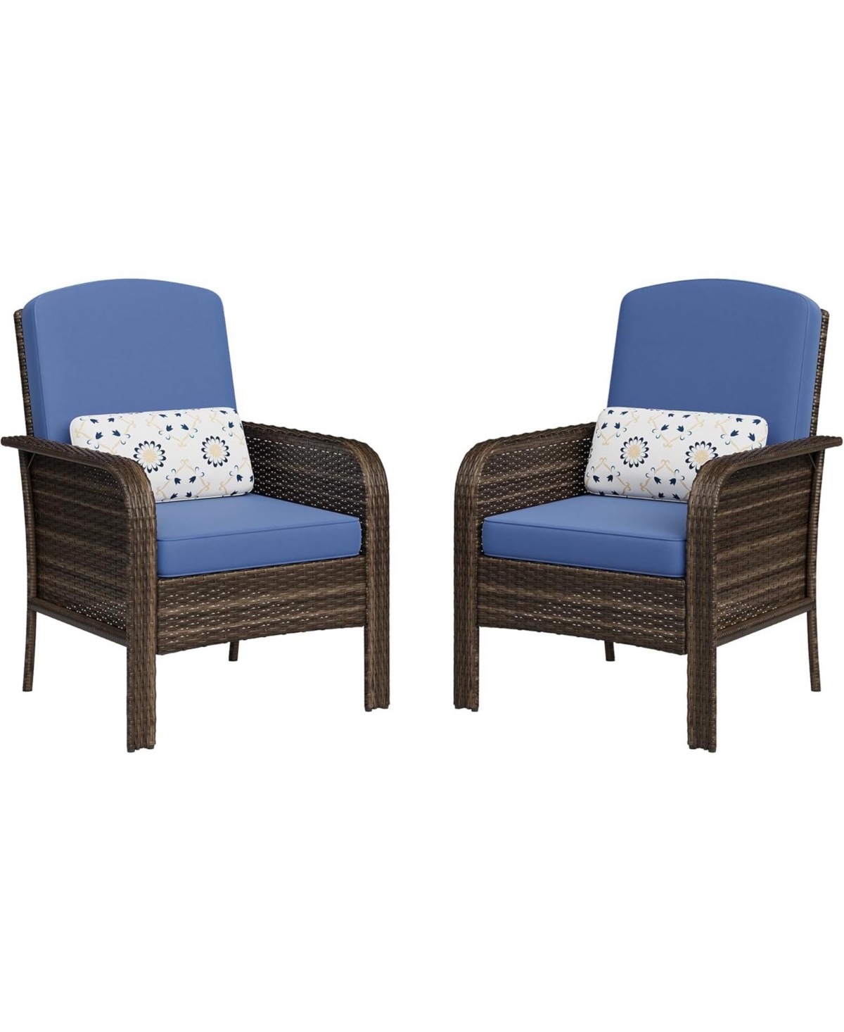 Click here for gaomon 2-Piece All-Weather Pe Wicker Patio Set wit... prices