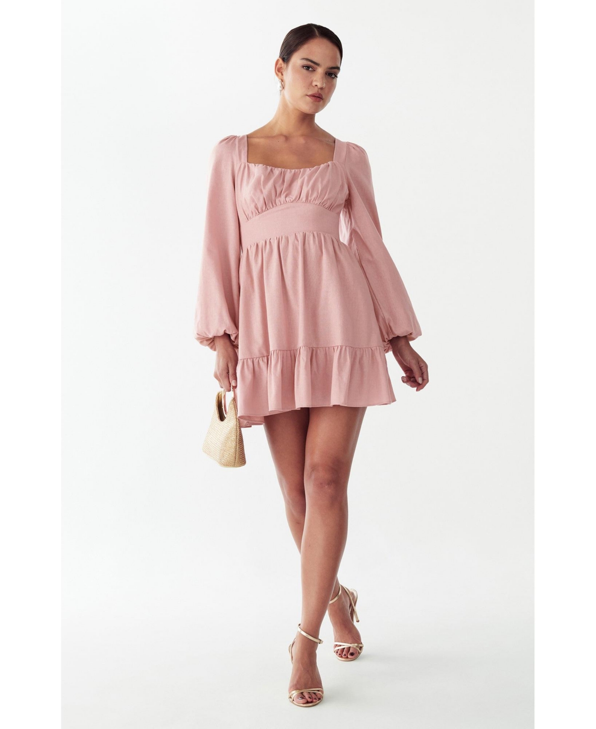 Click here for St Mrlo Womens Wrenn Mini Dress - Baby pink prices