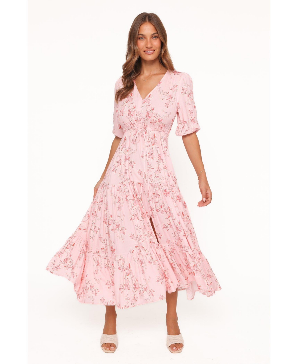 Click here for Petal and Pup Womens Kelda Dress - Rose pink flora... prices