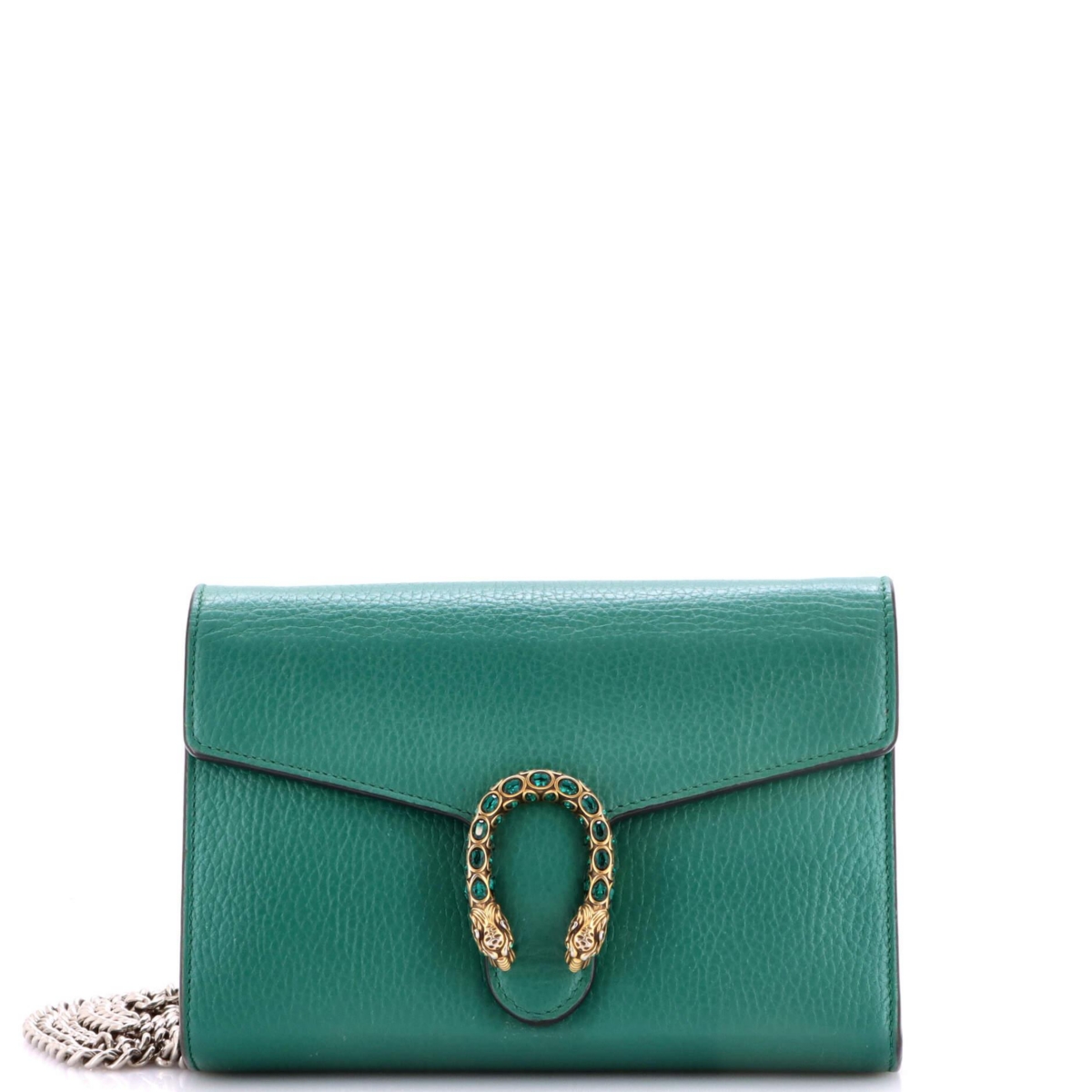 Click here for Pre-Owned Gucci Small Dionysus Chain Wallet Leathe... prices