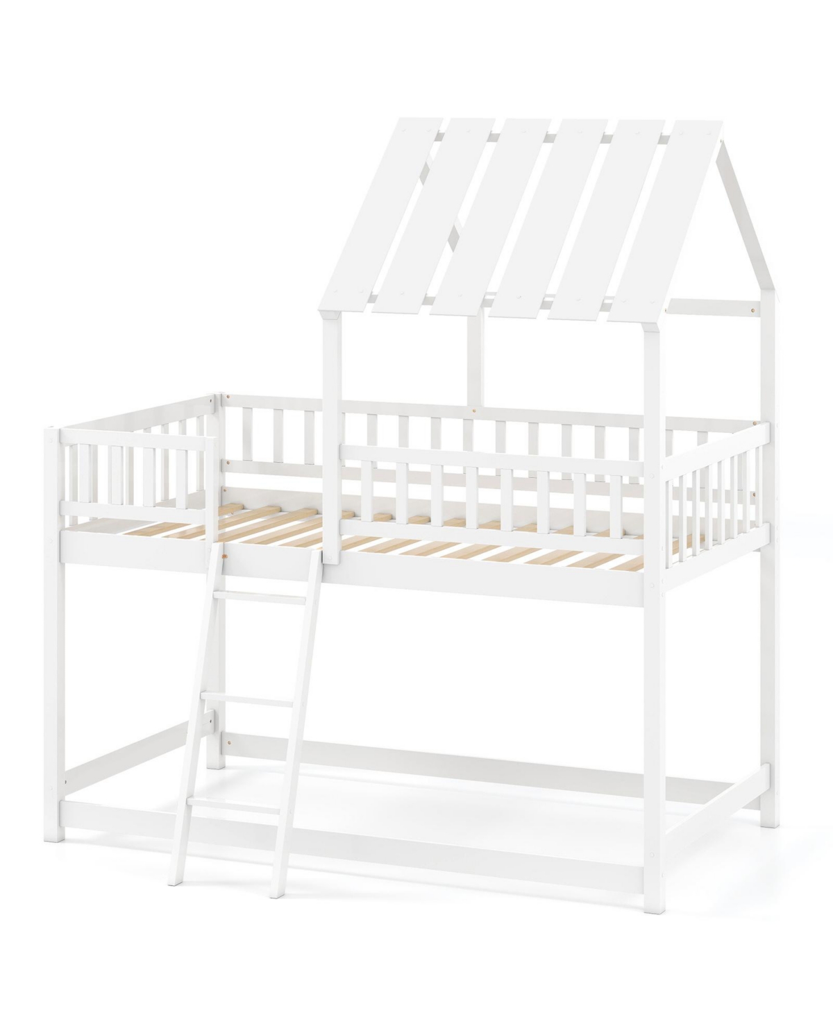 Click here for Slickblue House Style Twin Over Twin Bunk Bed with... prices