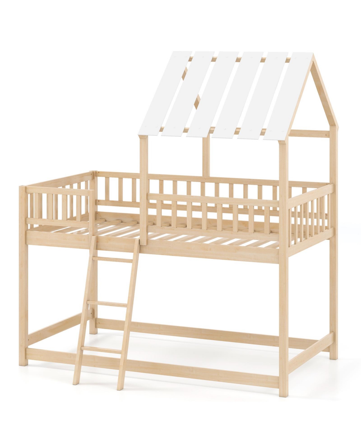 Click here for Slickblue House Style Twin Over Twin Bunk Bed with... prices