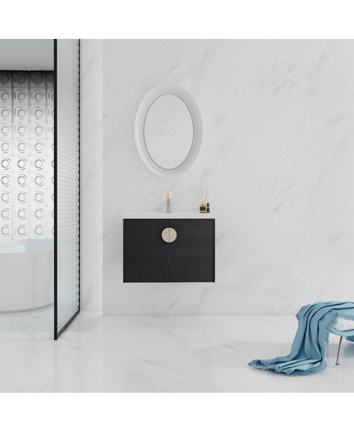 Click here for Sillysis Wall Mounted Bathroom Vanity with Ceramic... prices