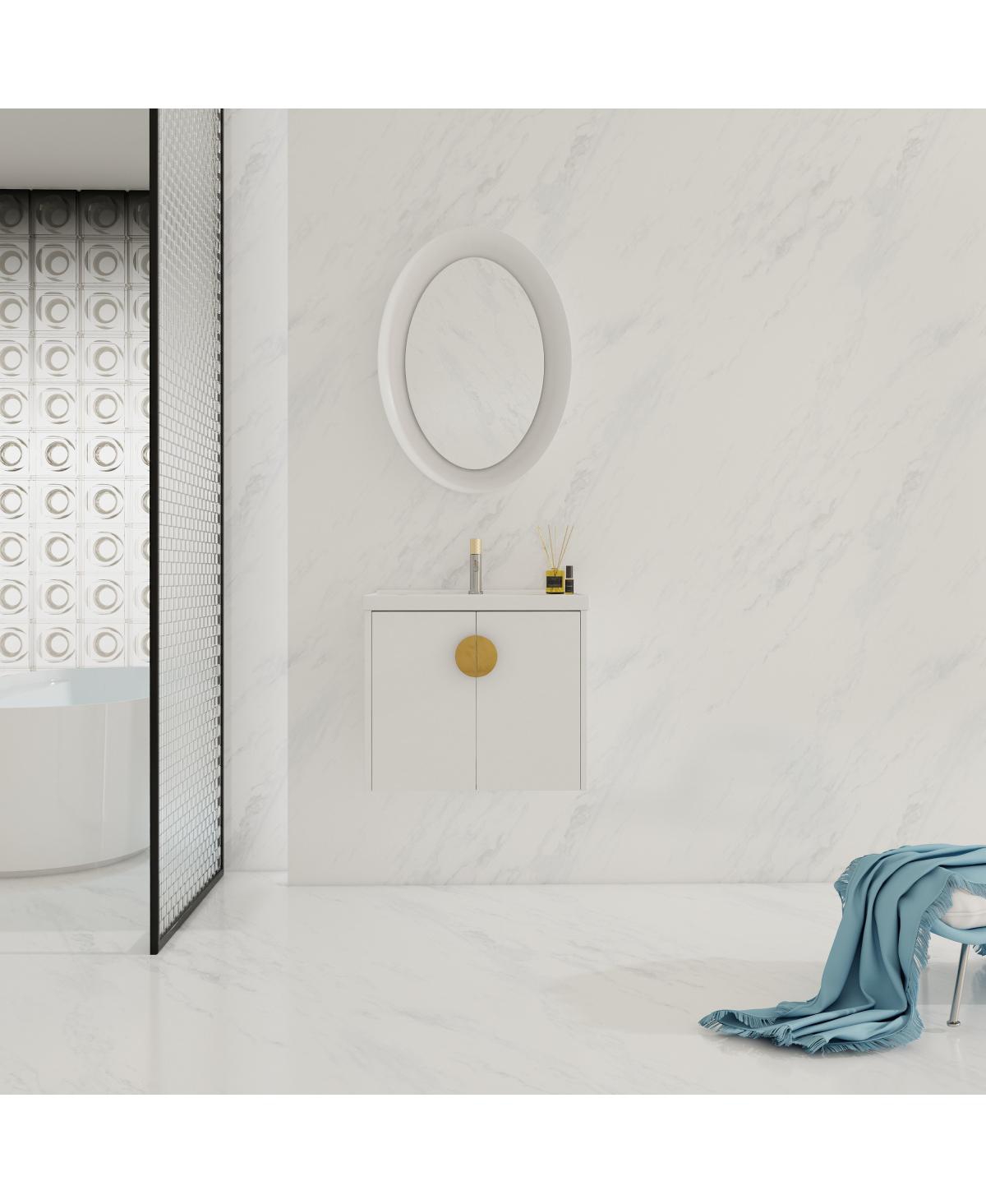 Click here for Sillysis Wall Mounted Bathroom Vanity with Ceramic... prices