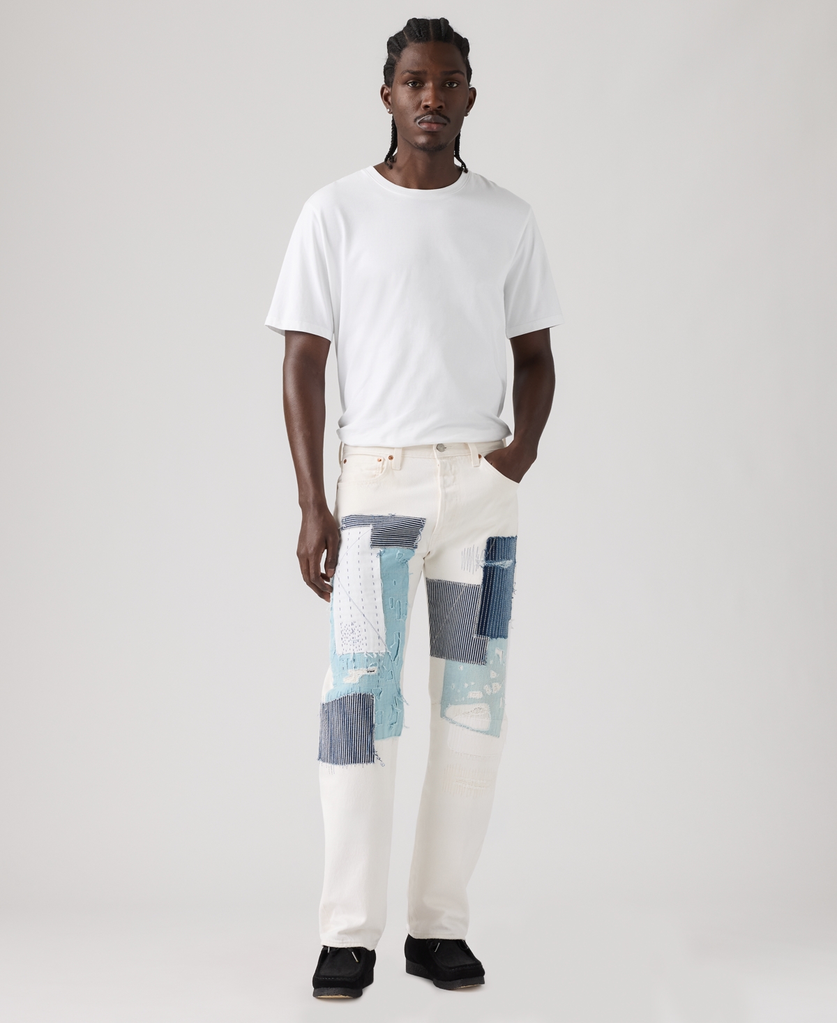 Click here for Levis Premium Mens 501 Regular-Fit Jeans - Crystal... prices