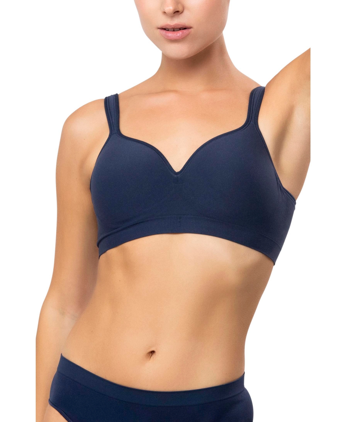 Click here for Underoutfit Womens The Perfect Neckline Bra - Navy prices
