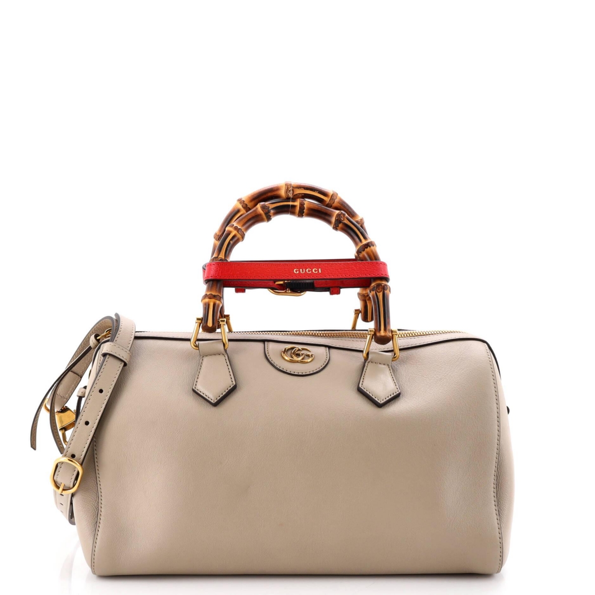 Click here for Pre-Owned Gucci Diana Nm Bamboo Handle Boston Bag... prices