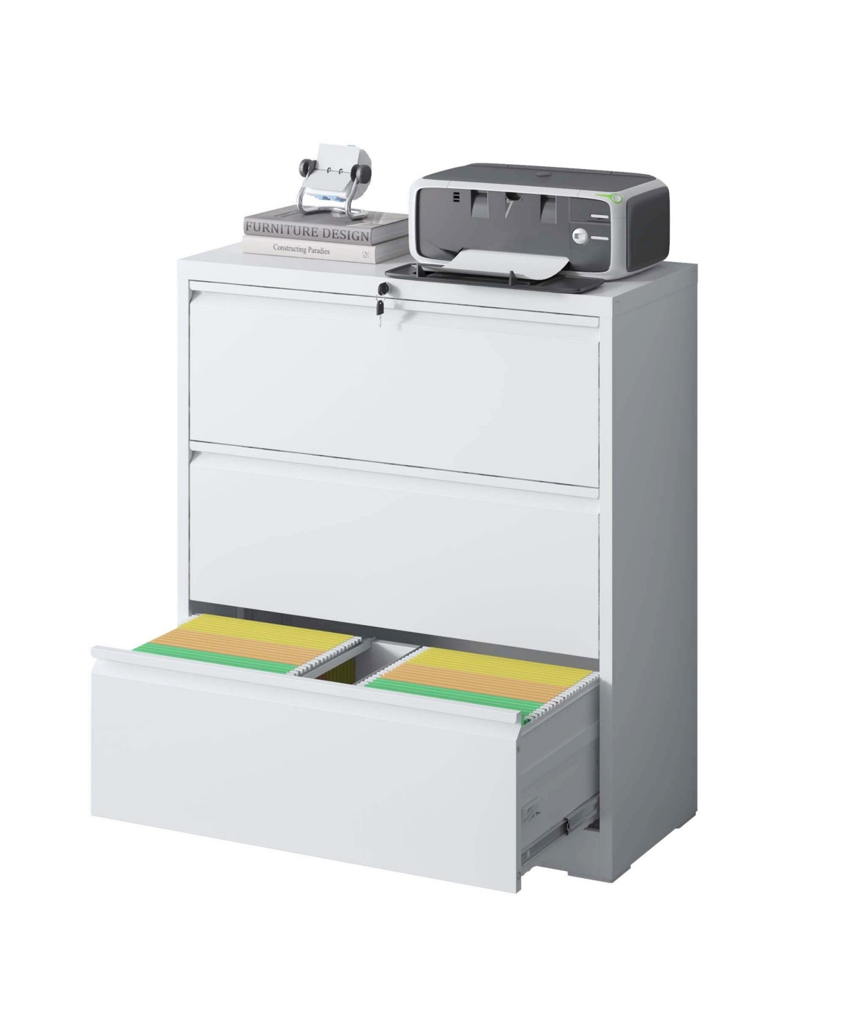 Click here for Rainsken 3 Drawer Lateral File Cabinet  Heavy-Duty... prices