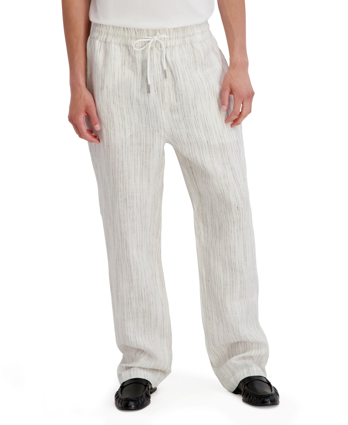 Click here for Karl Lagerfeld Paris Mens Striped Relaxed-Fit Pant... prices