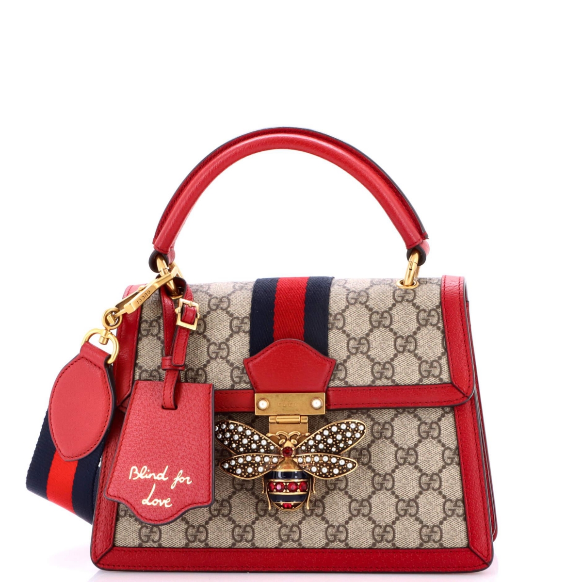 Click here for Pre-Owned Gucci Small Queen Margaret Top Handle Ba... prices