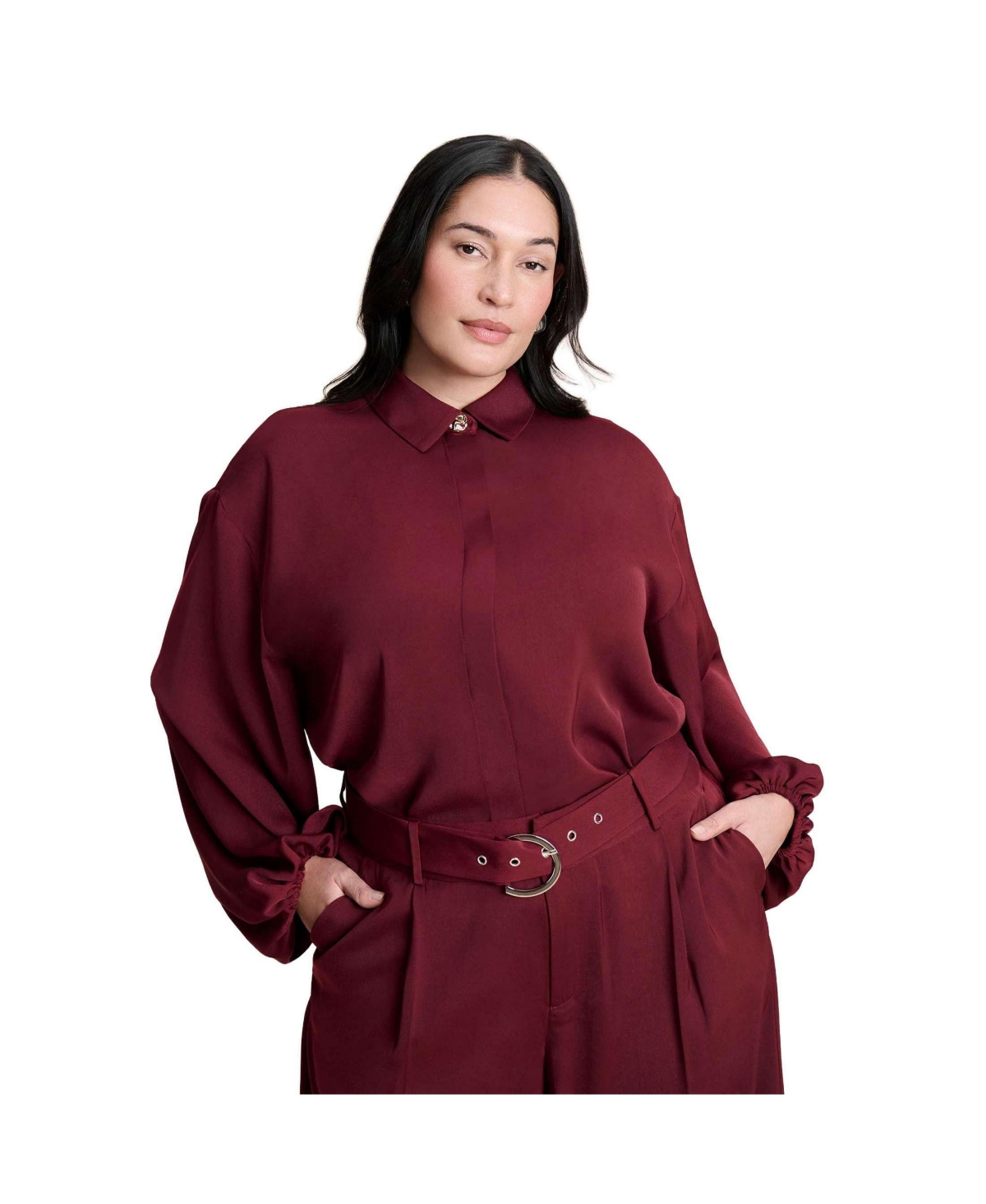 Click here for Eloquii Womens Plus Size High Low Hem Tunic - Zinf... prices