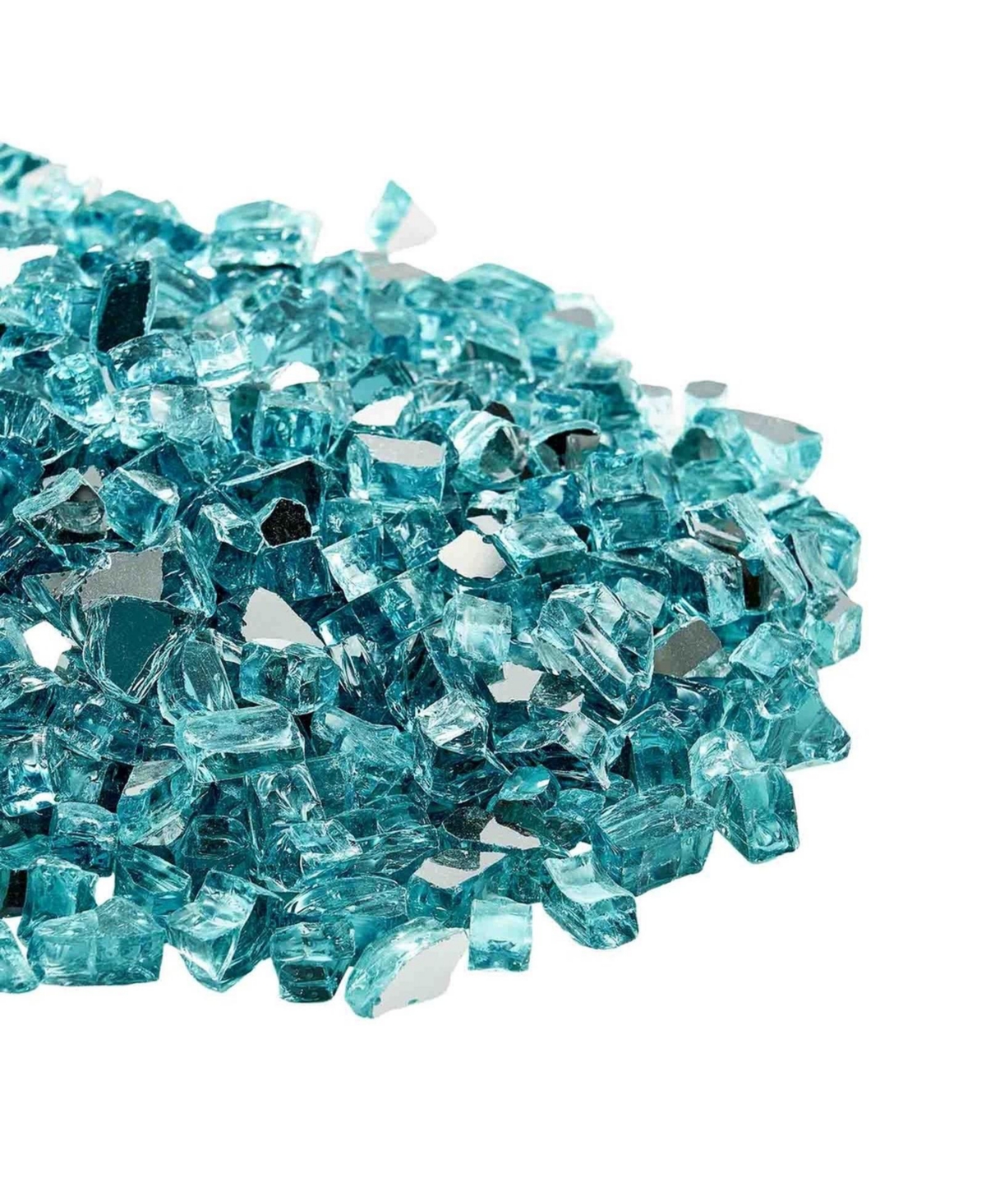 Click here for Sugift Fire Pit Glass 10 lbs Aqua 1/2 in Reflectiv... prices