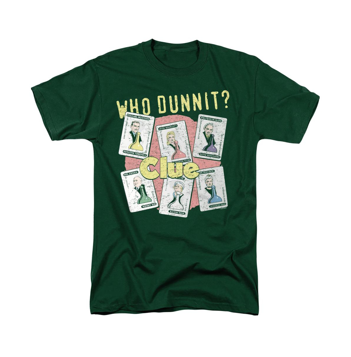 Click here for Hasbro+ Mens + Clue Who Dunnit T-Shirt - Hunter gr... prices