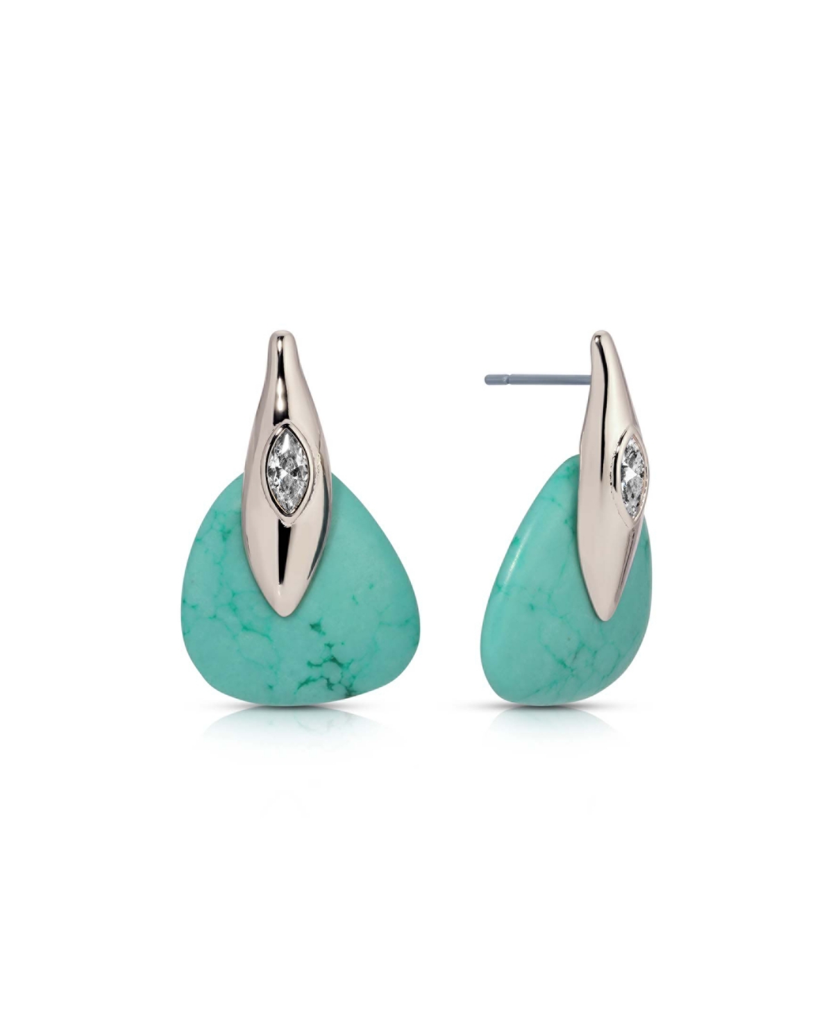 Click here for Ettika Gold-Tone Turquoise Solstice Drop Earrings... prices