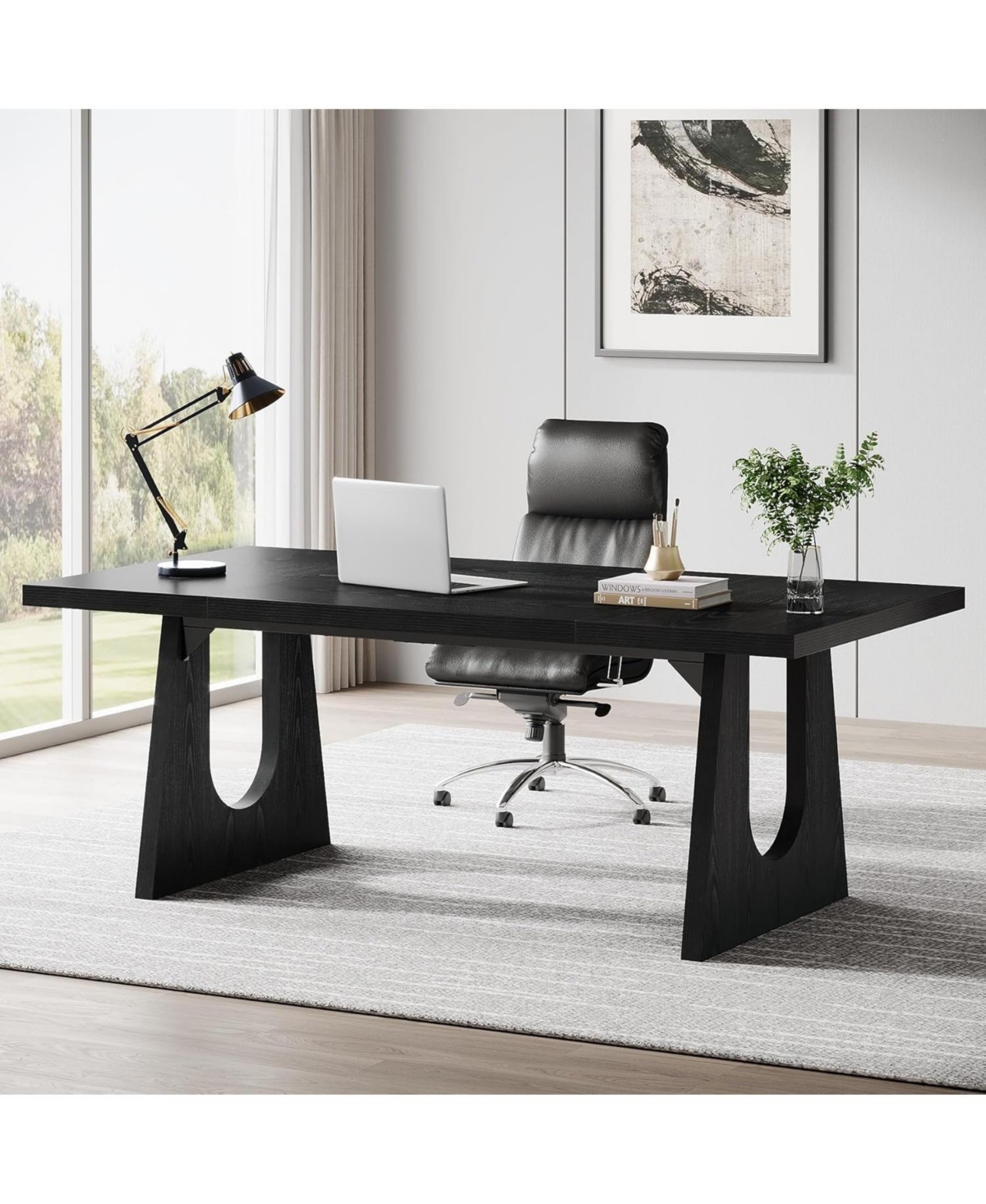 Click here for Tribesigns 70.86-Inch Office Computer Desk  Modern... prices