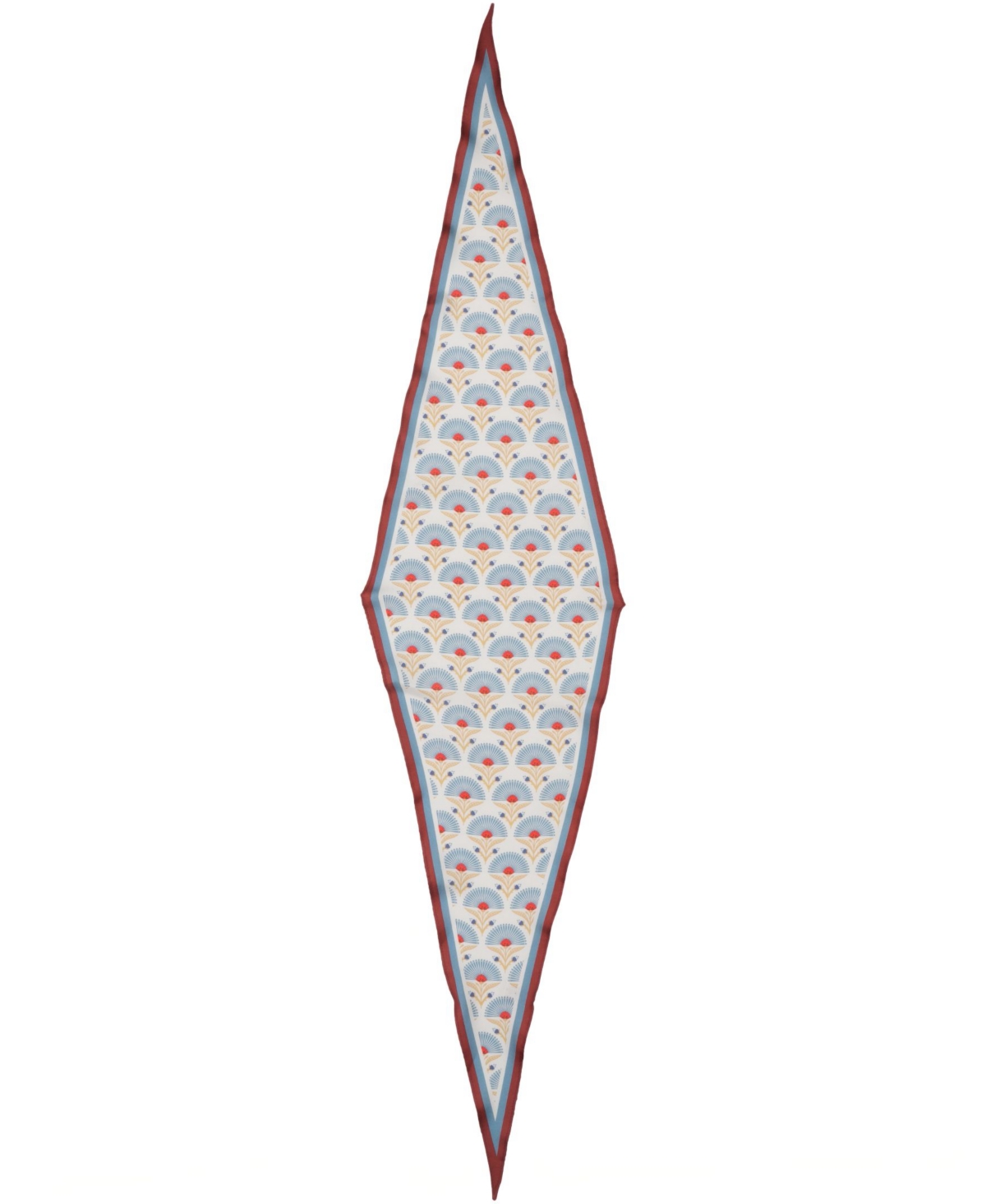 Click here for Bespoke Fashion Geo-Print Diamond-Shape Scarf - Ec... prices