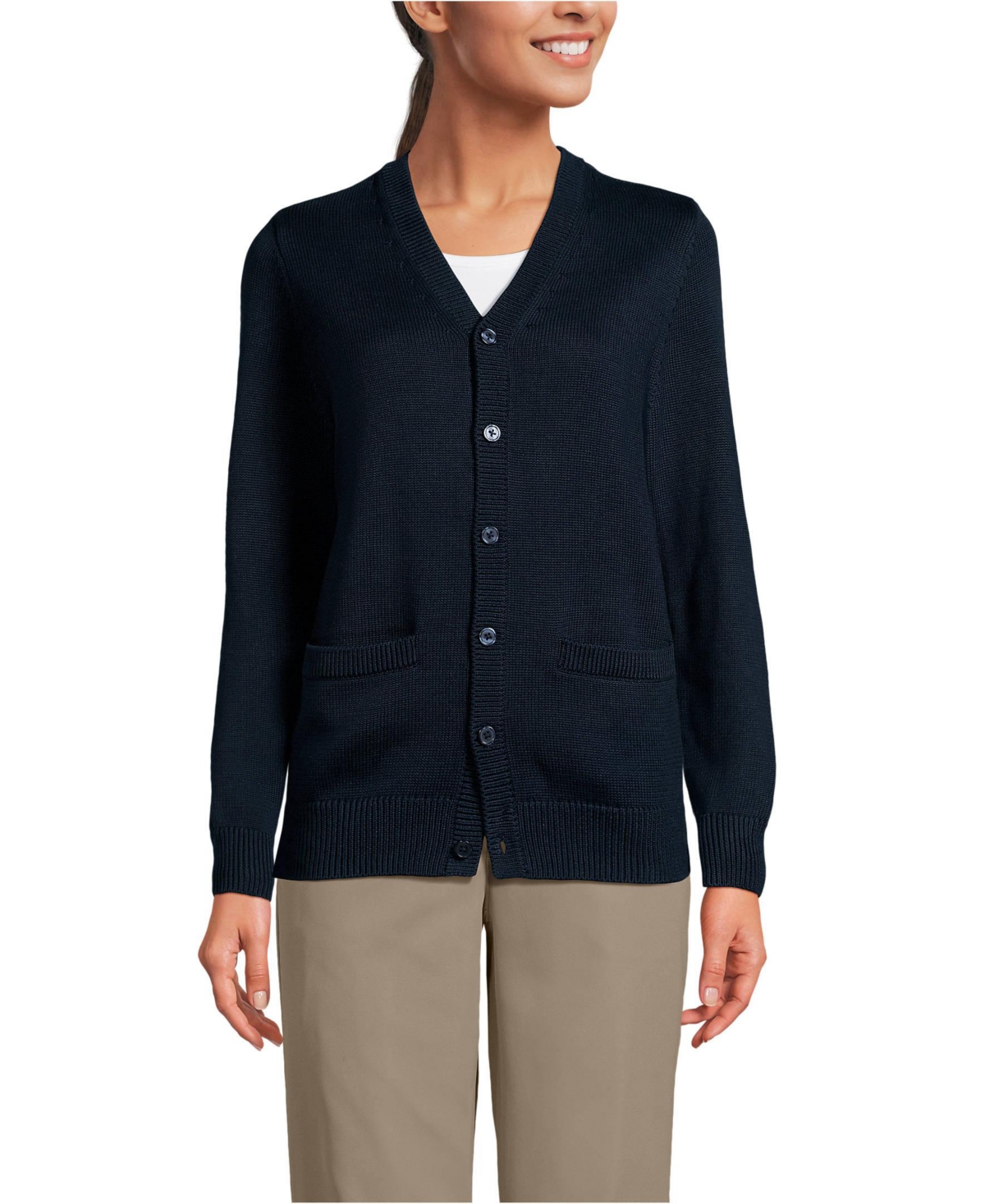 Click here for Lands End Mens School Uniform Adult Legacy Varsity... prices