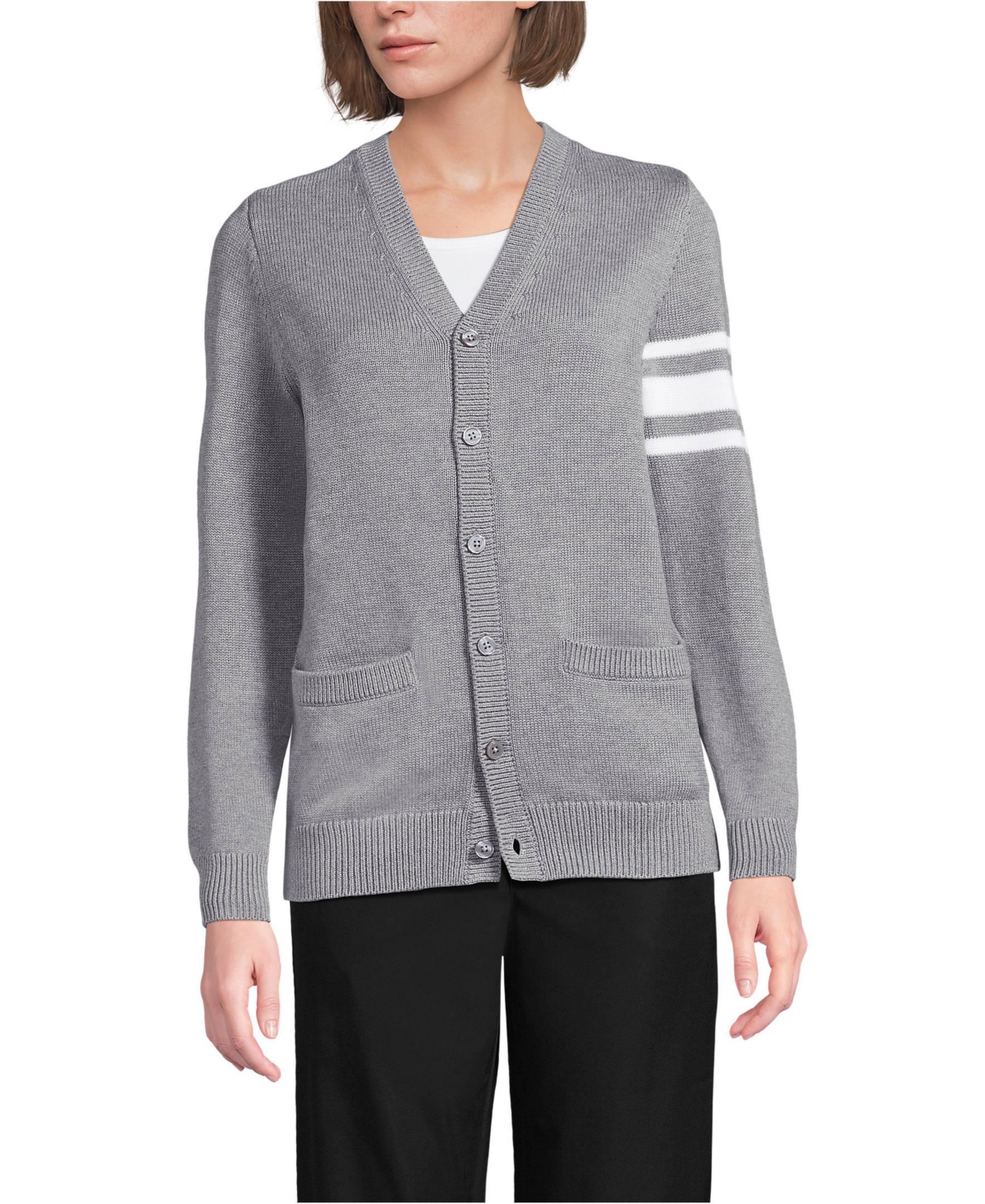 Click here for Lands End Mens School Uniform Adult Legacy Varsity... prices
