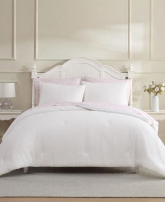Click here for Laura Ashley Waffle Solid Comforter Sets prices