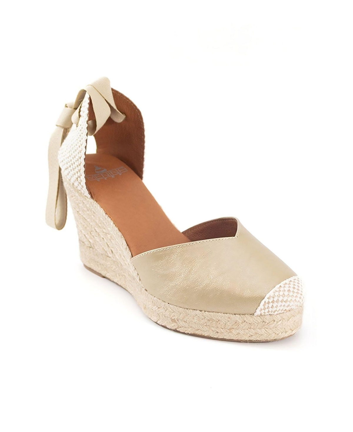 Click here for Menina Step Womens Jimena High-Lace Espadrille - G... prices