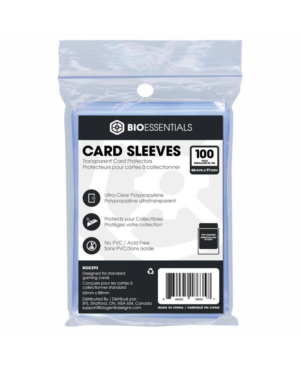 Click here for Biogenik Transparent Trading Card Protectors (100... prices