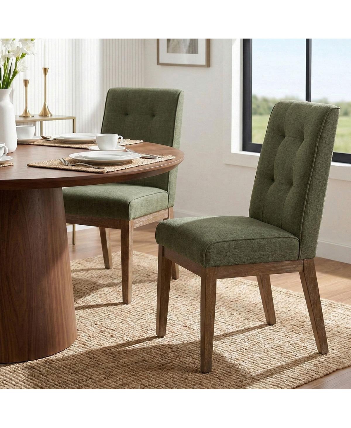Click here for Maison Boucle abric Upholstered Dining Chairs Set... prices