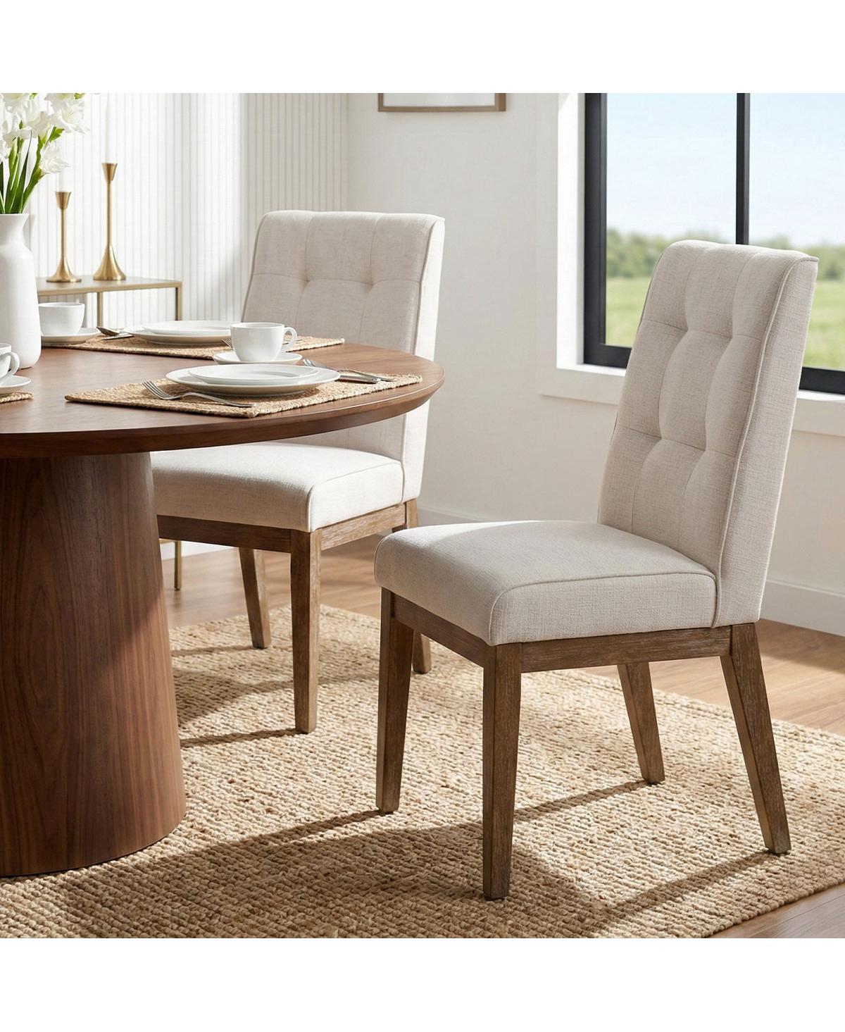 Click here for Maison Boucle abric Upholstered Dining Chairs Set... prices