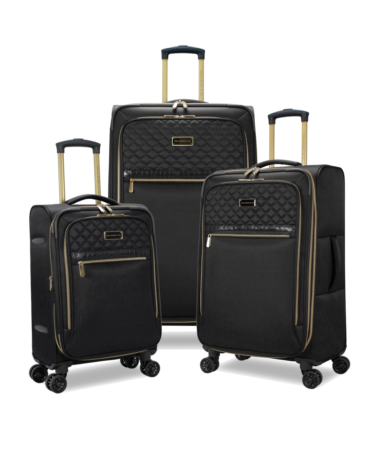 Click here for Stella Blanc Cleo 3-Pc. Softside Expandable Spinne... prices