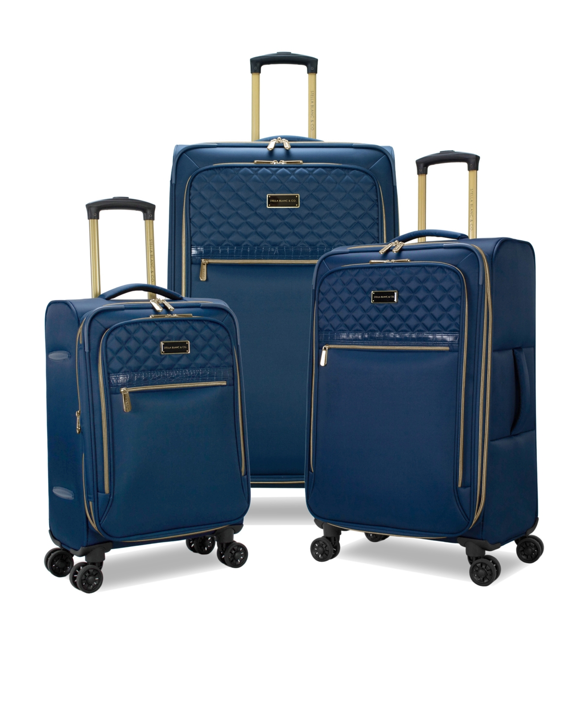 Click here for Stella Blanc Cleo 3-Pc. Softside Expandable Spinne... prices