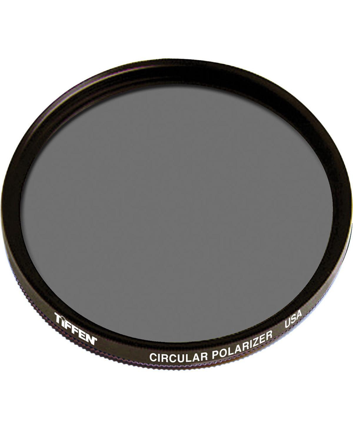 Tiffen 82mm Circular Polarizer Glass Filter - Black