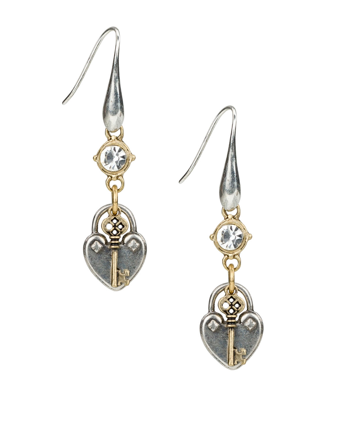 Click here for Patricia Nash Gold-Tone Plated Heart and Key Drop... prices